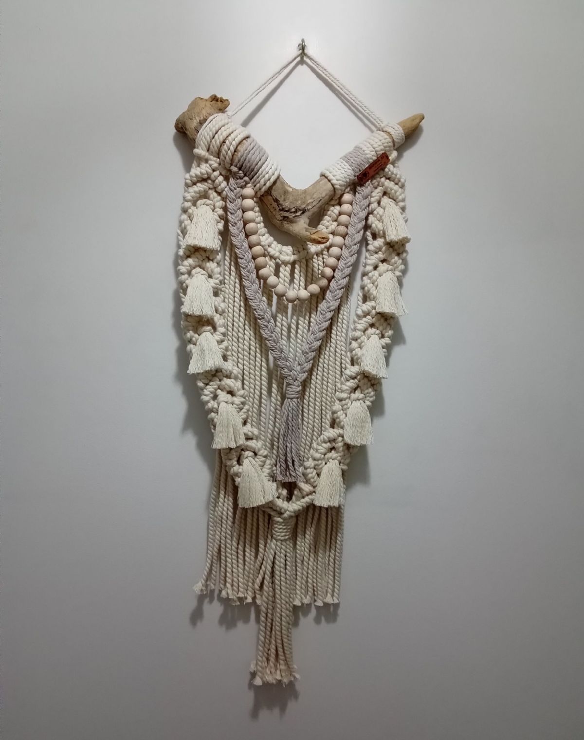 Makrome Bej Krem Duvar Süsü Fiyatı Yorumlar - komeksepeti.com