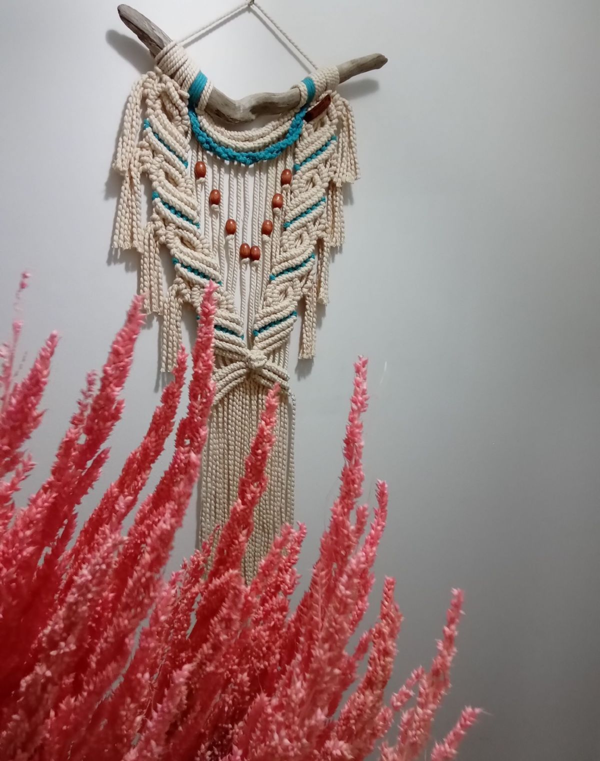 Makrome Duvar Süsü Ahşap Pencere - komeksepeti.com