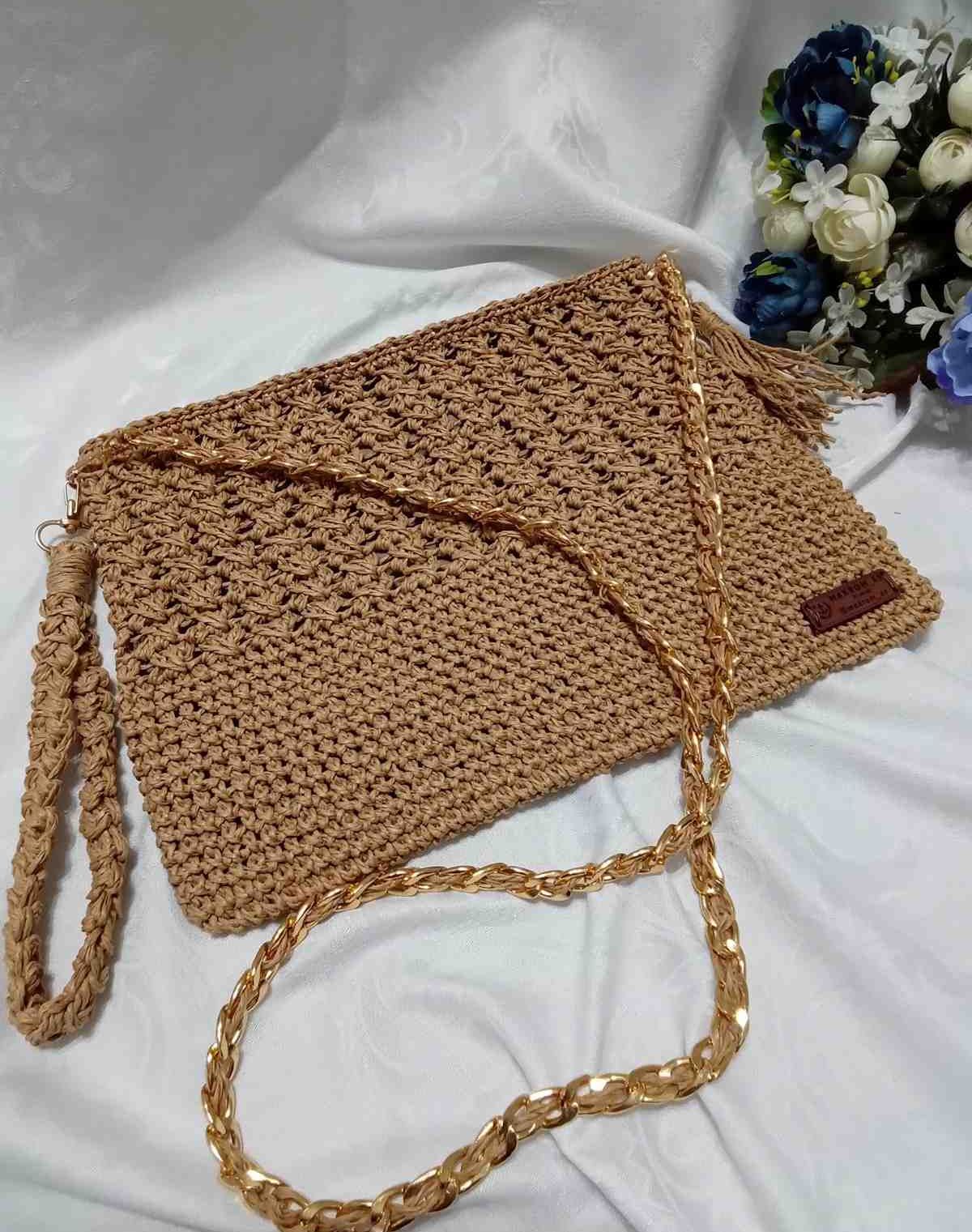 Bej Kağıt İp Clutch Çanta Fiyatı Yorumlar - komeksepeti.com