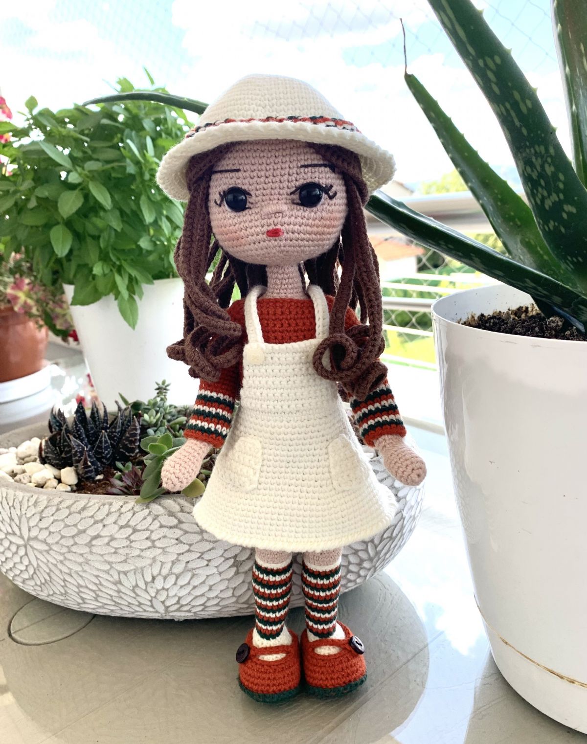 Mavi Elbiseli Amigurumi Elif Bebek - komeksepeti.com Mavi Elbiseli Amigurumi Elif Bebek - komeksepeti.com